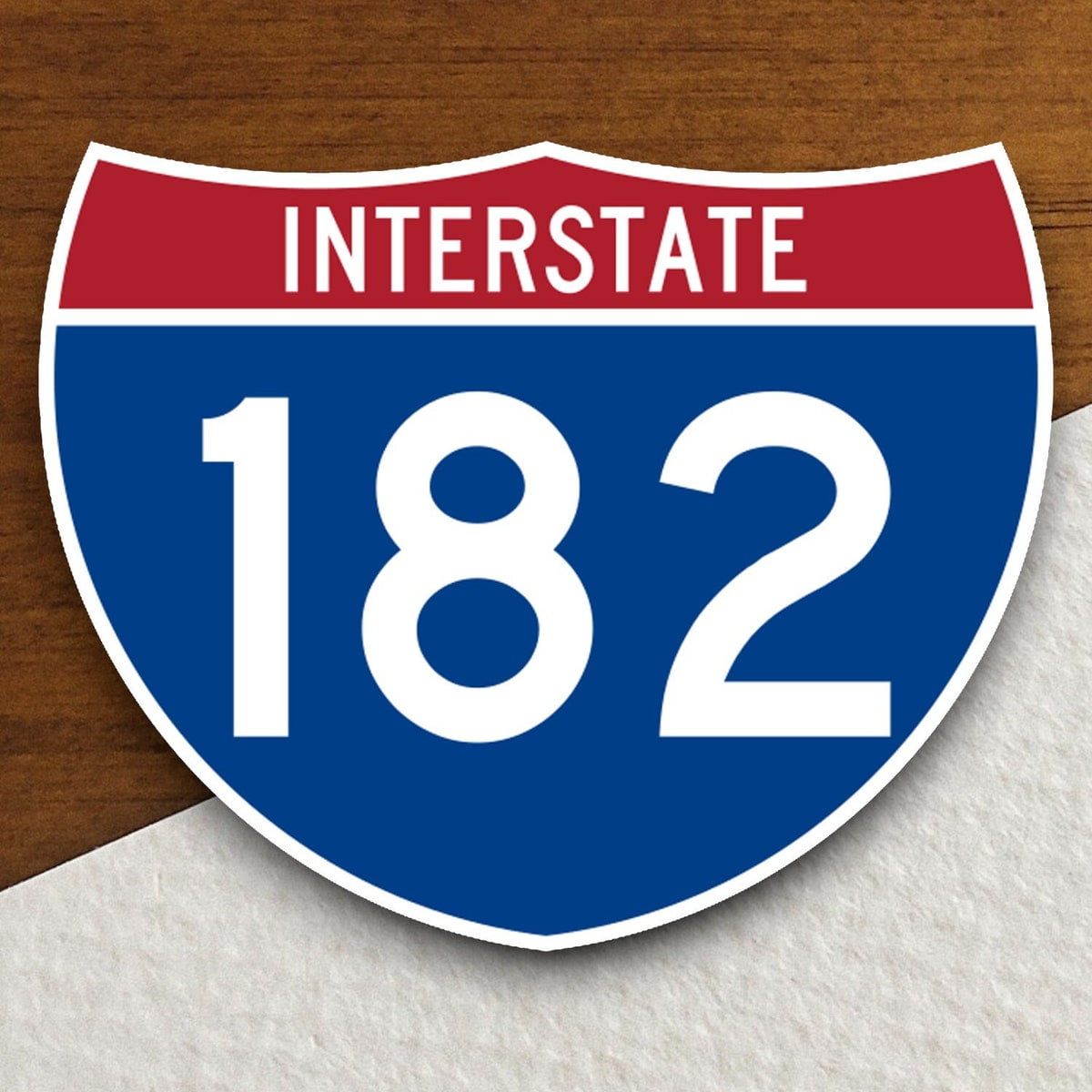 Stickly Interstate Route 182 Sticker, Interstate Highway Sign ...
