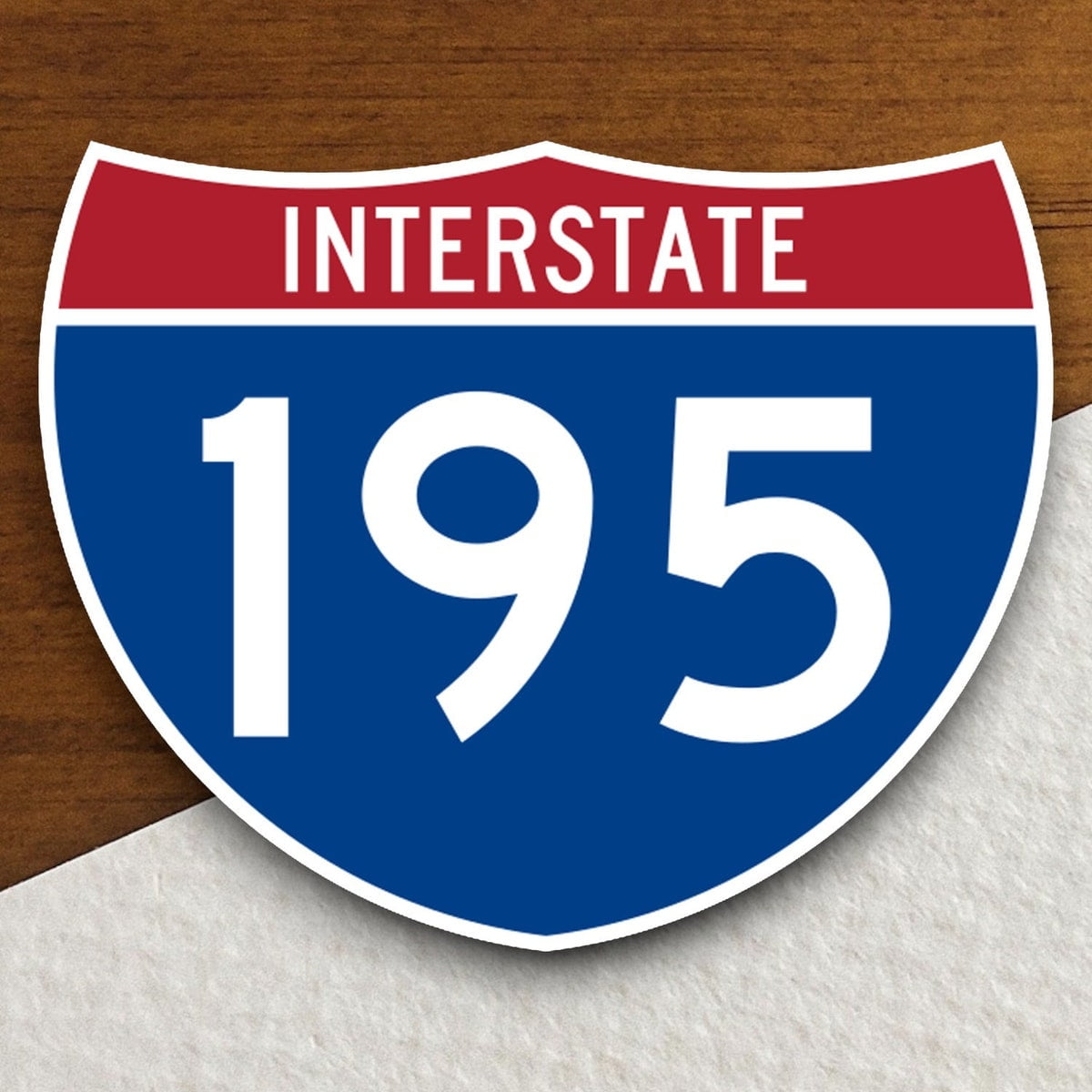 Stickly Interstate Route 195 Sticker, Interstate Highway Sign ...