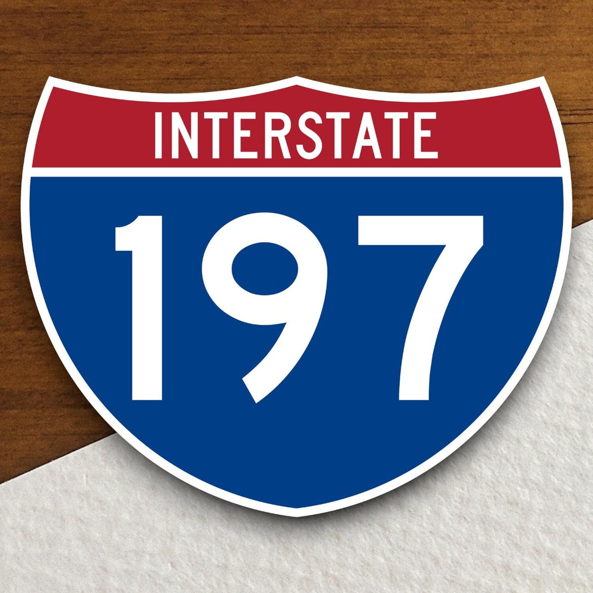 Stickly Interstate Route 197 Sticker, Interstate Highway Sign ...
