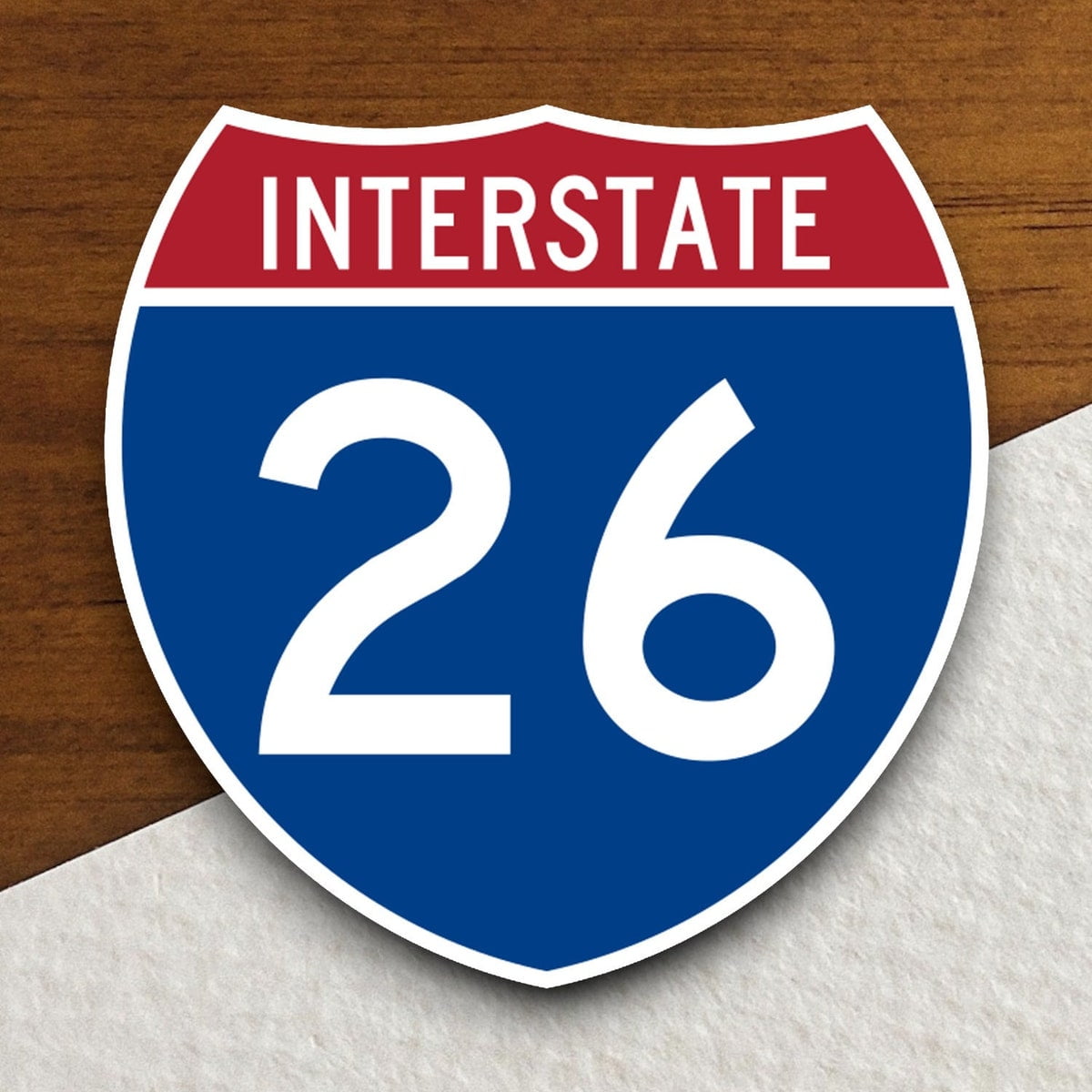 Stickly Interstate Route 26 Sticker, Interstate Highway Sign Expressway ...