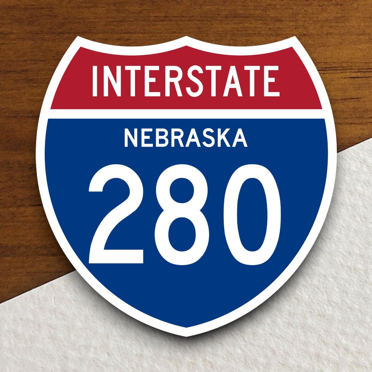 Stickly Interstate Route 280 Nebraska Sticker, Interstate Highway Sign ...