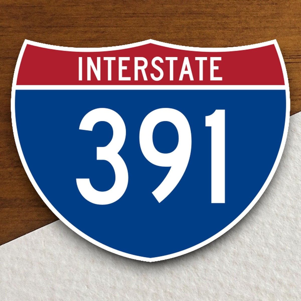 Stickly Interstate Route 391 Sticker, Interstate Highway Sign ...