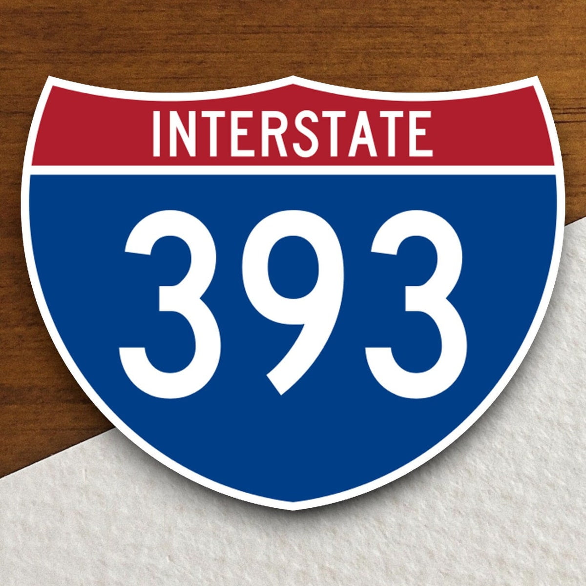 Stickly Interstate Route 393 Sticker, Interstate Highway Sign ...
