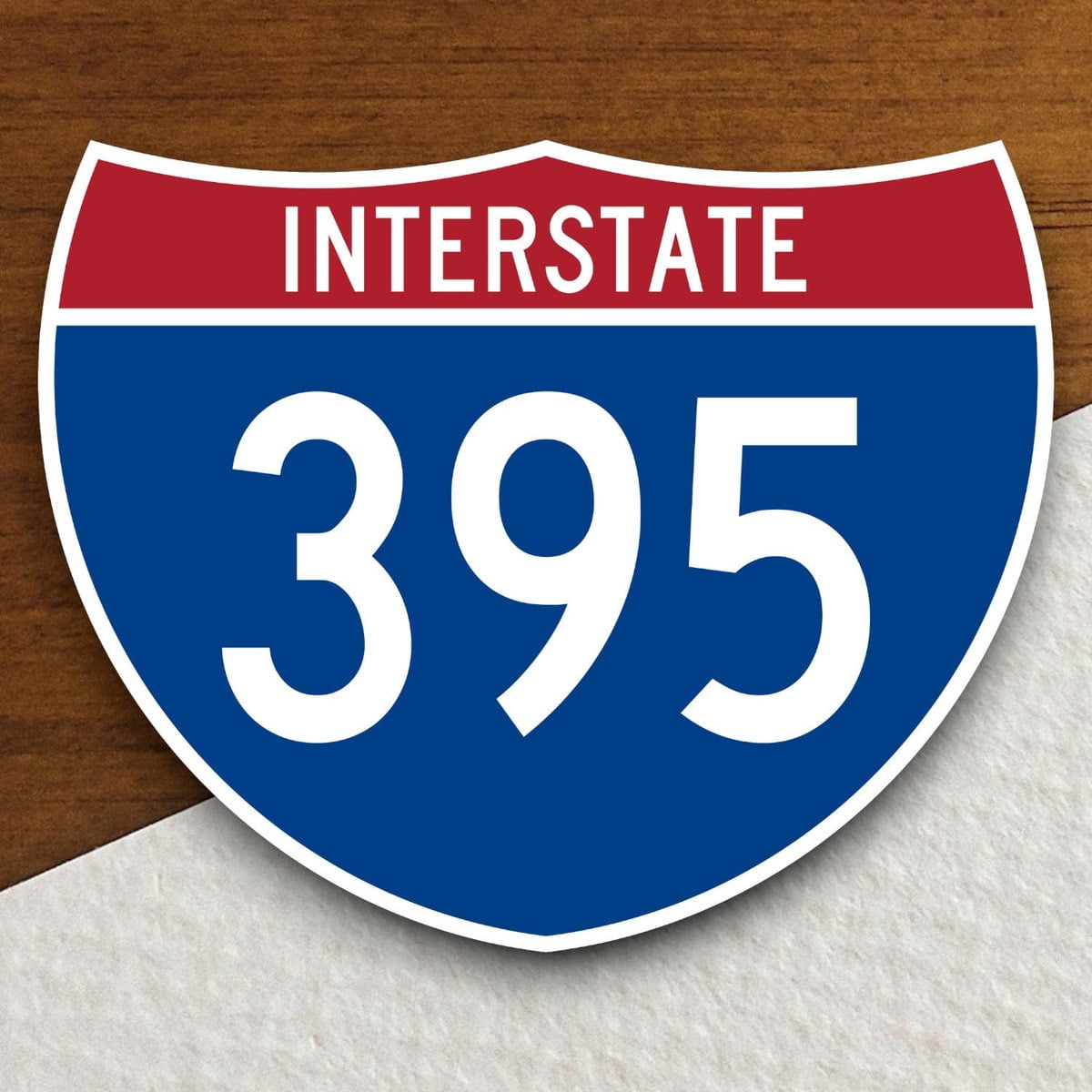 Stickly Interstate Route 395 Sticker, Interstate Highway Sign ...