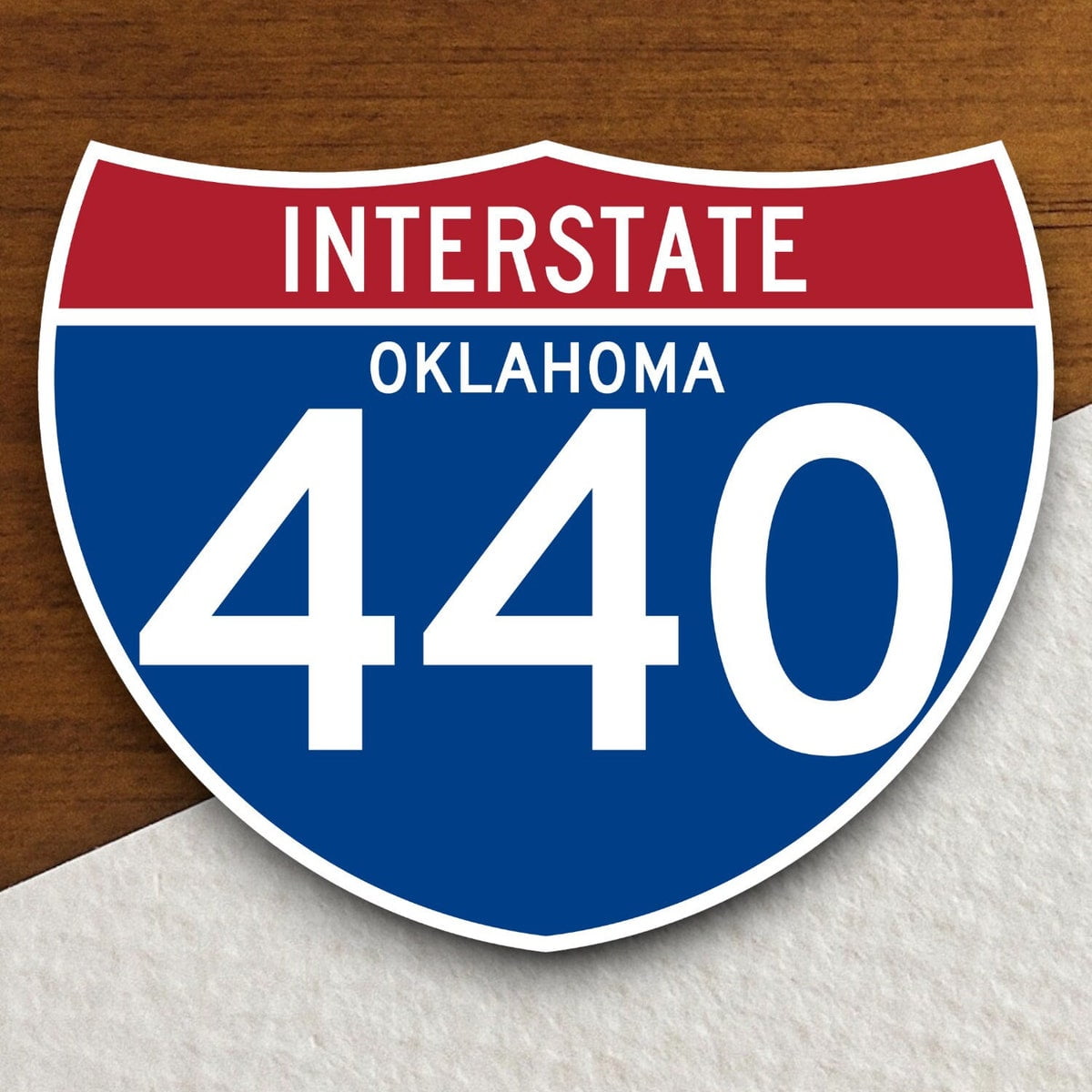 Stickly Interstate Route 440 Oklahoma Sticker, Interstate Highway Sign ...