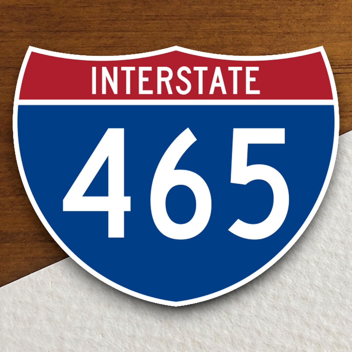 Stickly Interstate Route 465 Sticker, Interstate Highway Sign ...