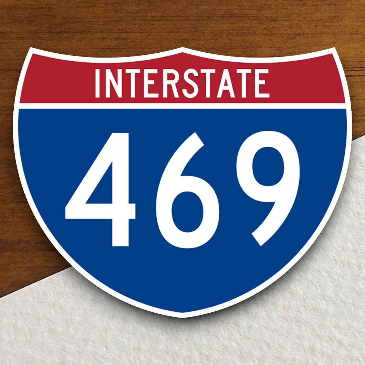 Stickly Interstate Route 469 Sticker, Interstate Highway Sign ...