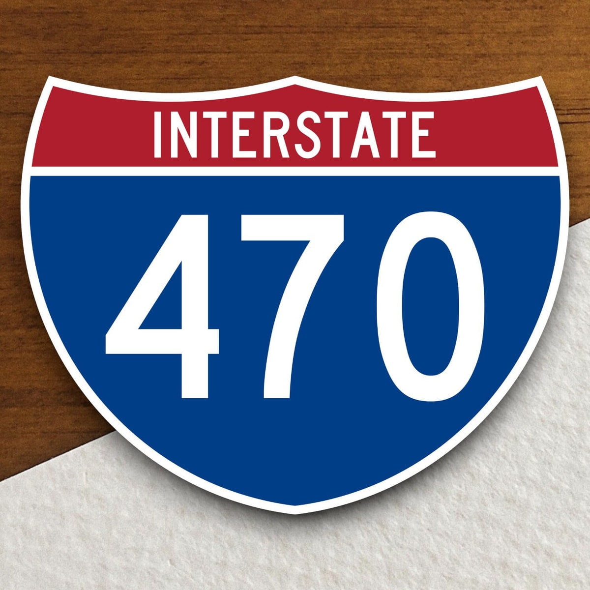 Stickly Interstate Route 470 Sticker, Interstate Highway Sign ...