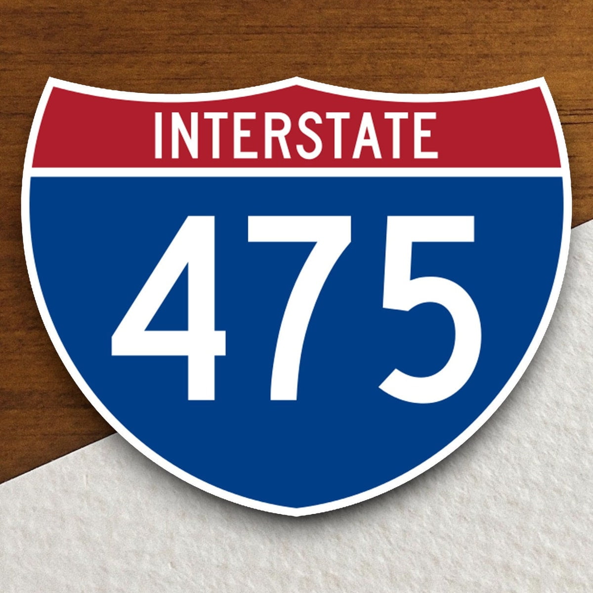 Stickly Interstate Route 475 Sticker, Interstate Highway Sign ...