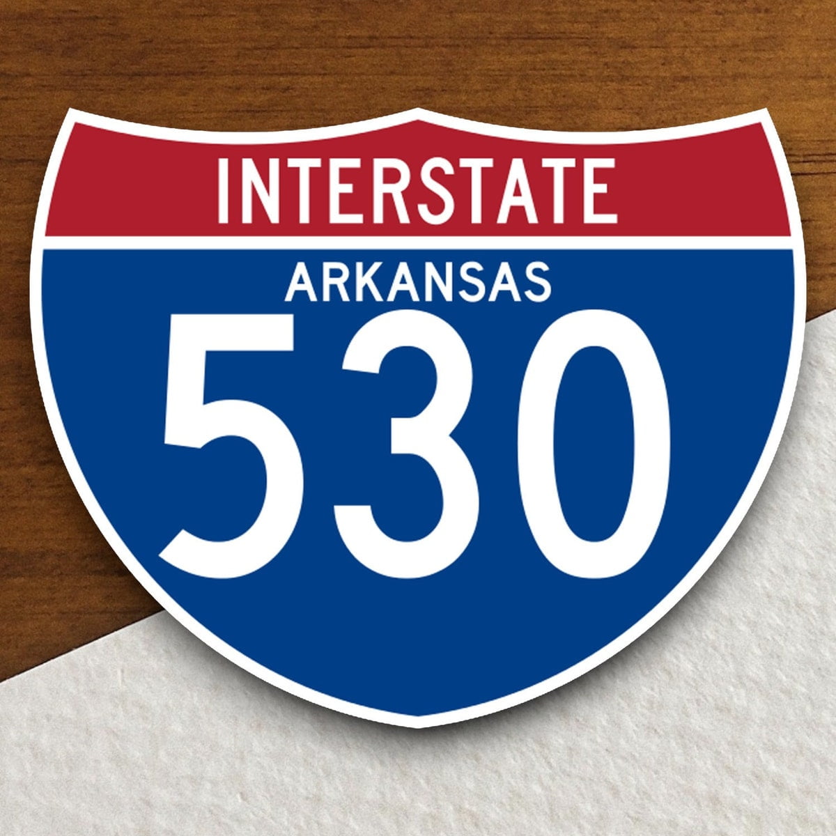 Stickly Interstate Route 530 Arkansas Sticker, Interstate Highway Sign ...
