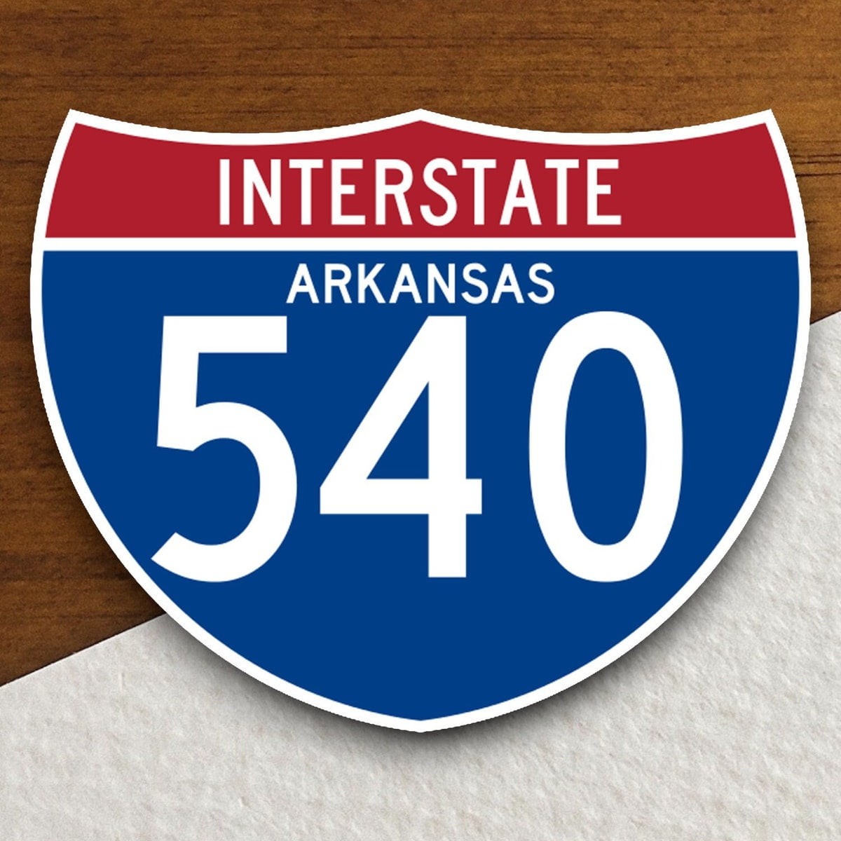 Stickly Interstate Route 540 Arkansas Sticker, Interstate Highway Sign ...