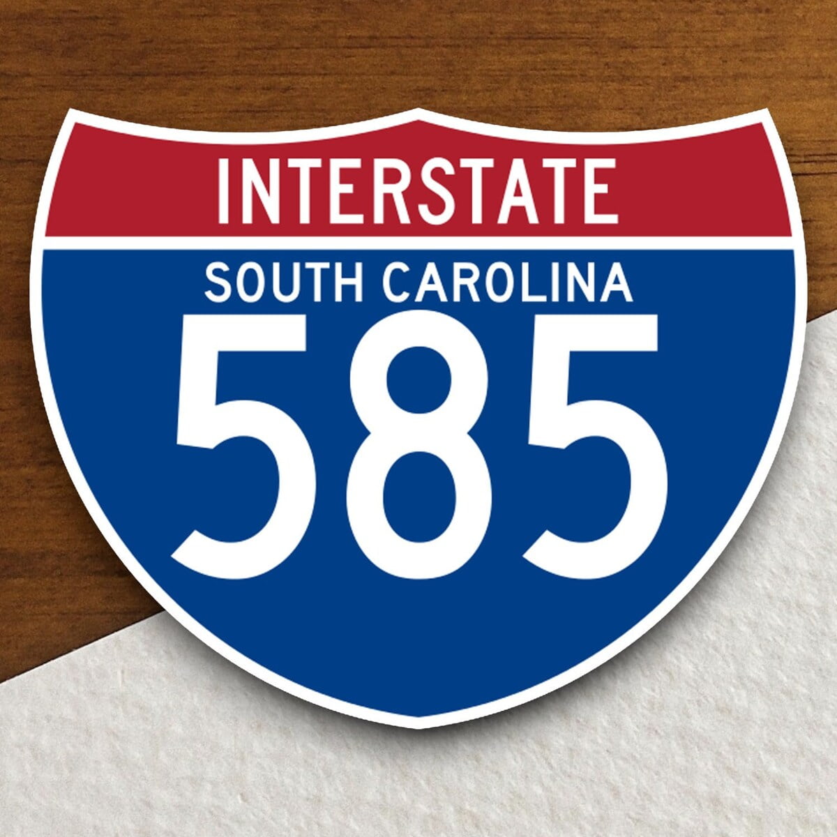 Stickly Interstate Route 585 South Carolina Sticker, Interstate Highway ...