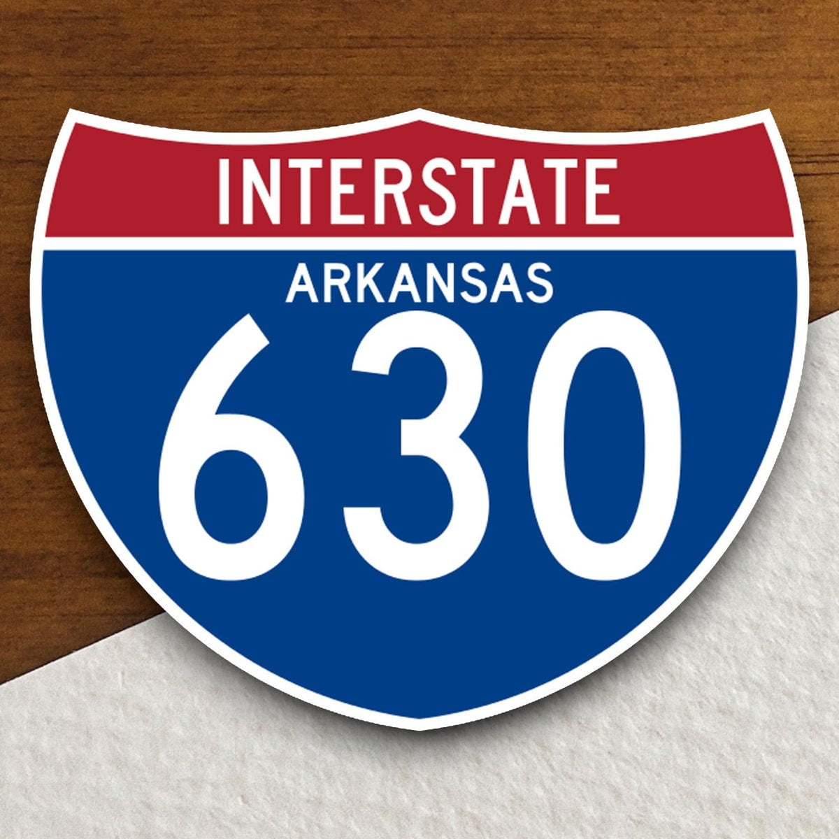 Stickly Interstate Route 630 Arkansas Sticker, Interstate Highway Sign ...