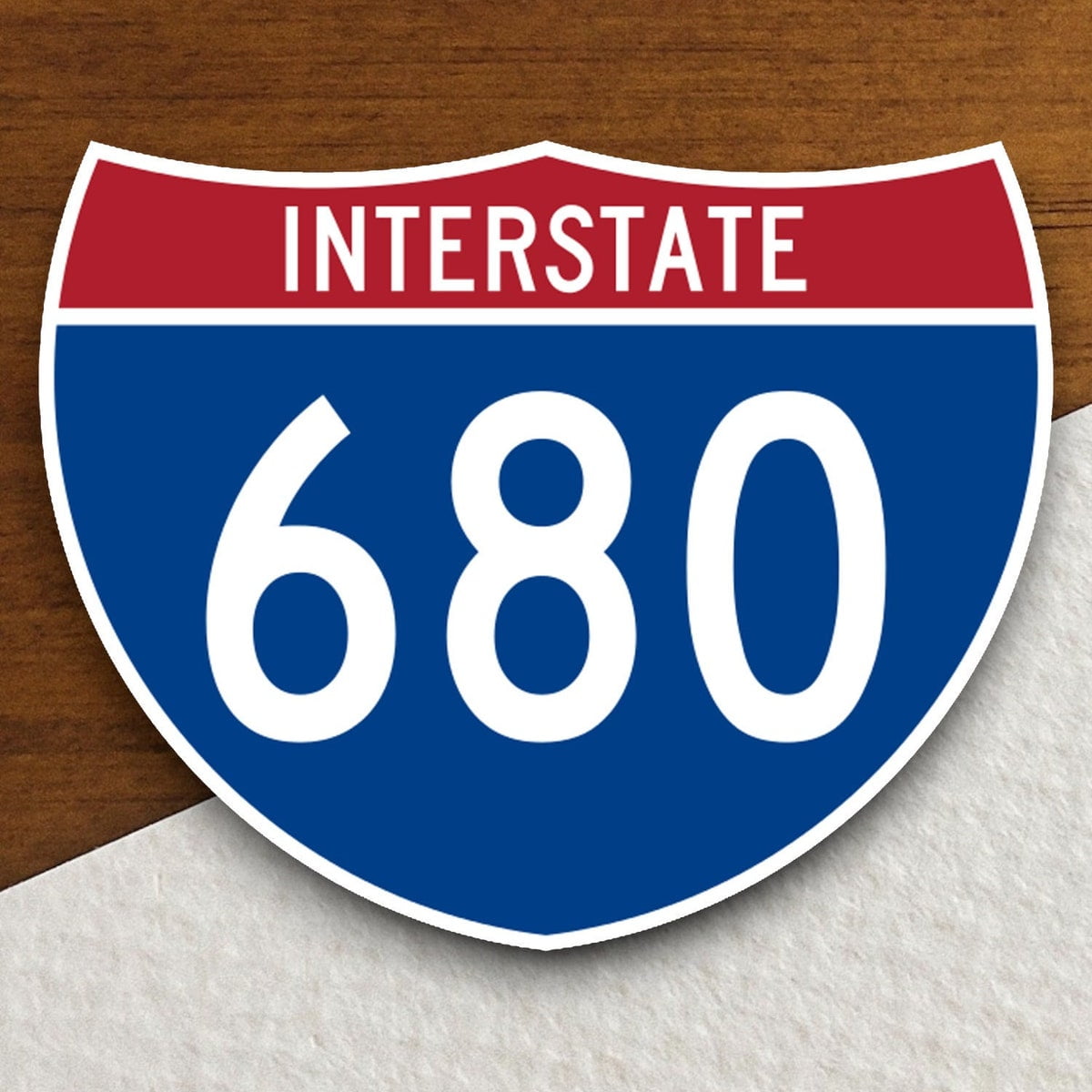 Stickly Interstate Route 680 Sticker, Interstate Highway Sign ...
