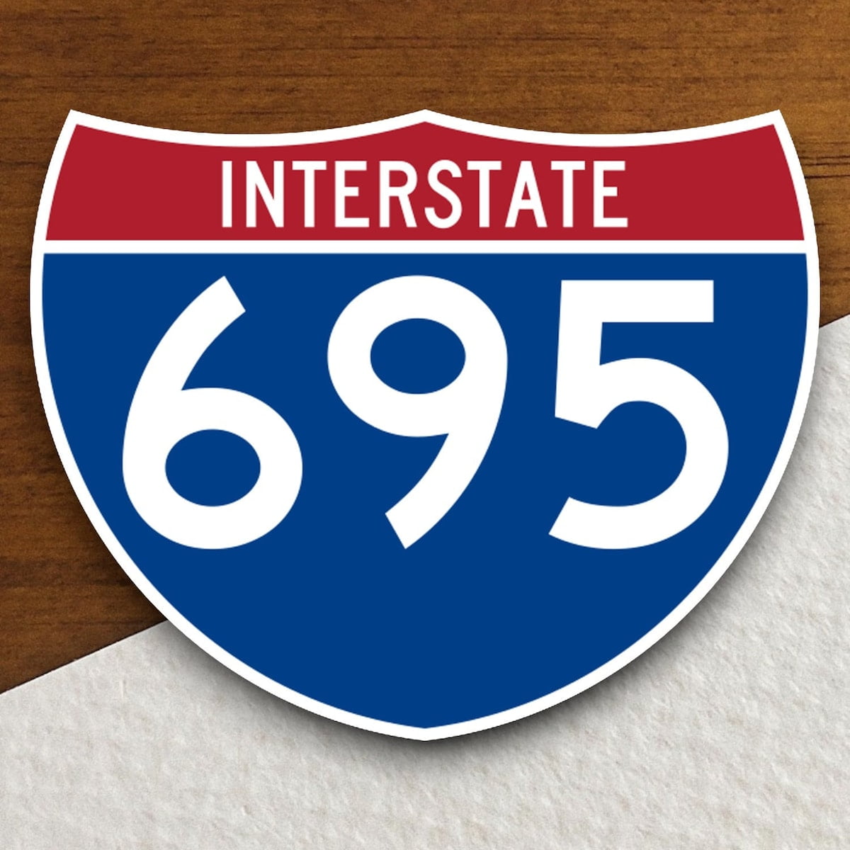 Stickly Interstate Route 695 Sticker, Interstate Highway Sign ...