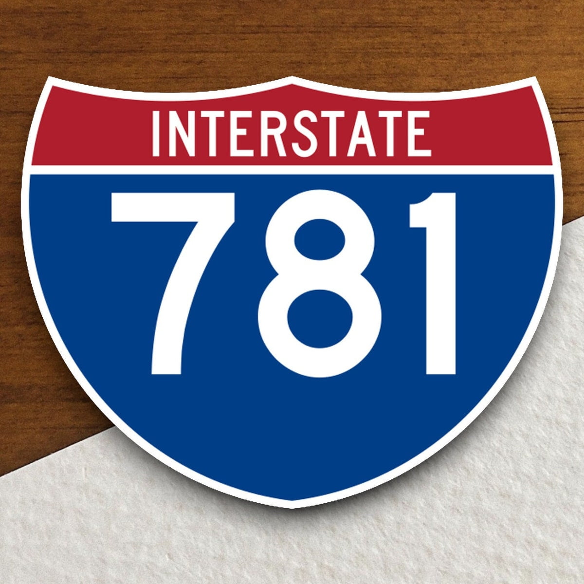 Stickly Interstate Route 781 Sticker, Interstate Highway Sign ...