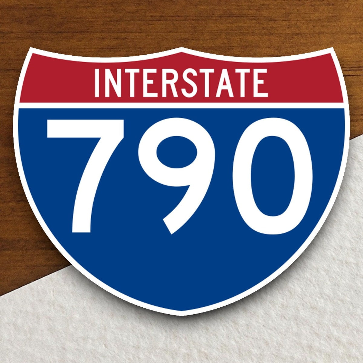 Stickly Interstate Route 790 Sticker, Interstate Highway Sign ...