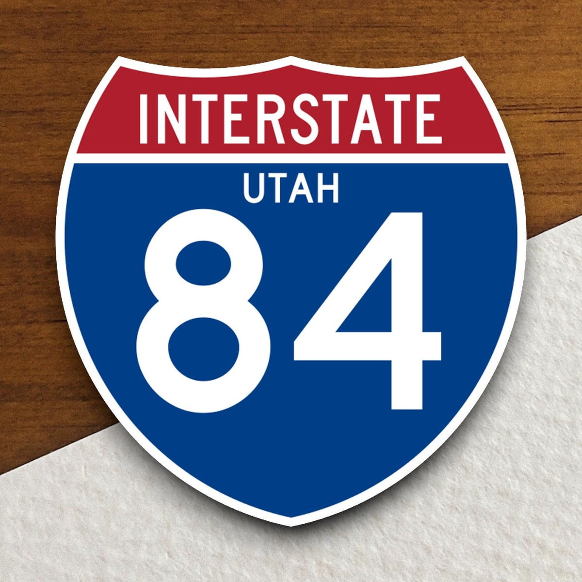 Stickly Interstate Route 84 Utah Sticker, Interstate Highway Sign ...