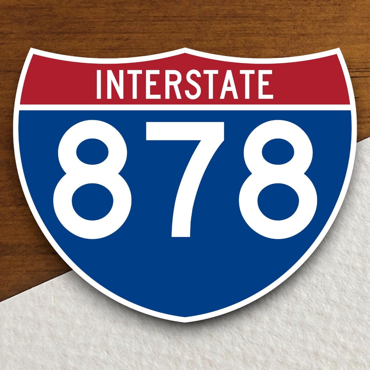 Stickly Interstate Route 878 Sticker, Interstate Highway Sign ...