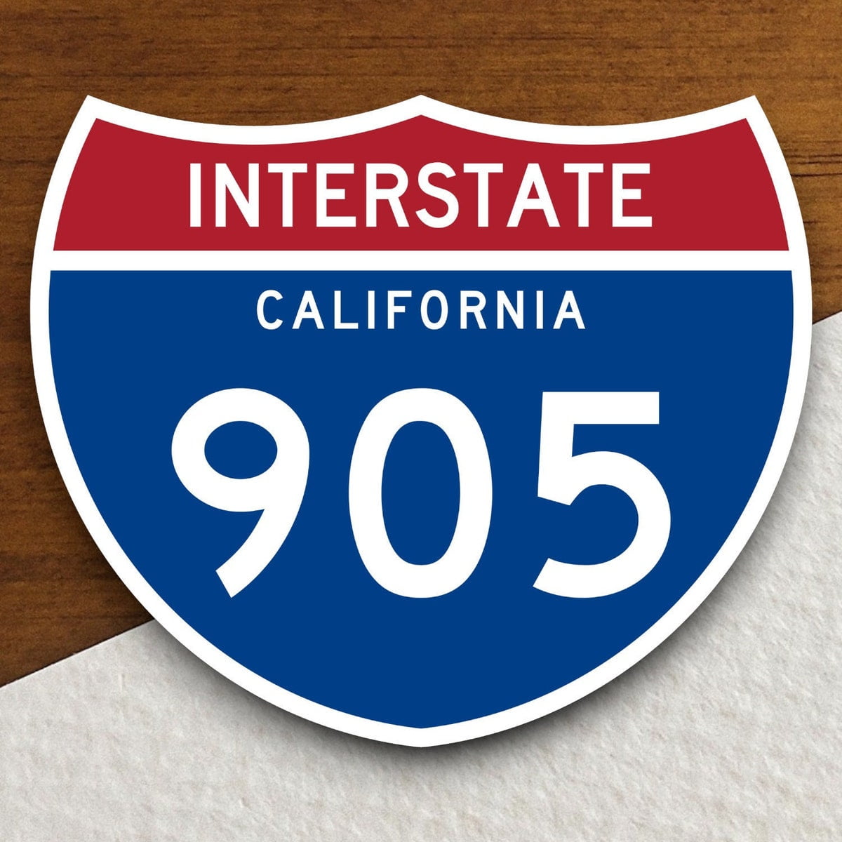 Stickly Interstate Route 905 California Sticker, Interstate Highway ...