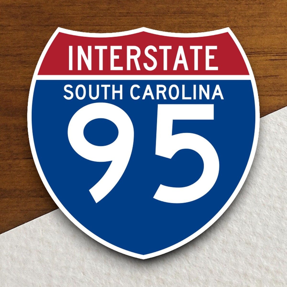Stickly Interstate Route 95 South Carolina Sticker, Interstate Highway ...