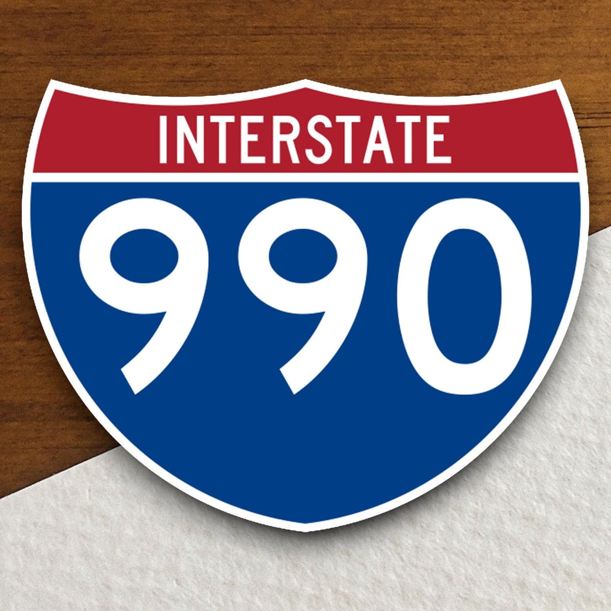 Stickly Interstate Route 990 Sticker, Interstate Highway Sign ...