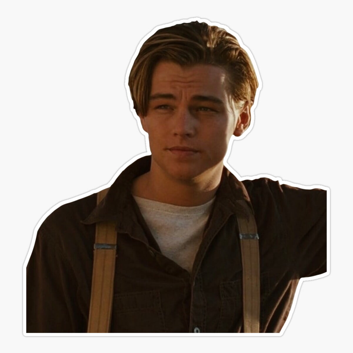 Stickly Jack Dawson From Titanic Sticker, Phone Decal Water Bottle ...