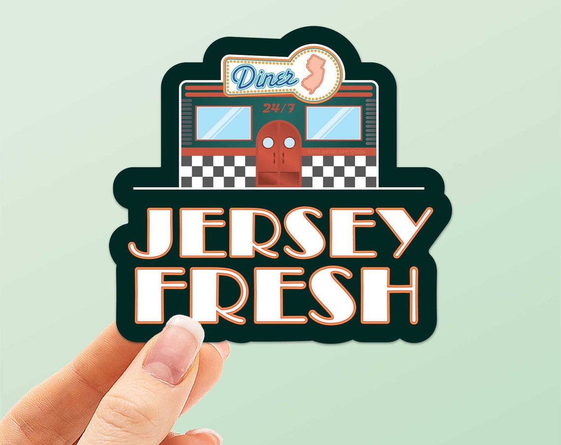 Stickly Jersey Fresh Diner Er, Retro Nj Decals, Unique Jersey Er For ...