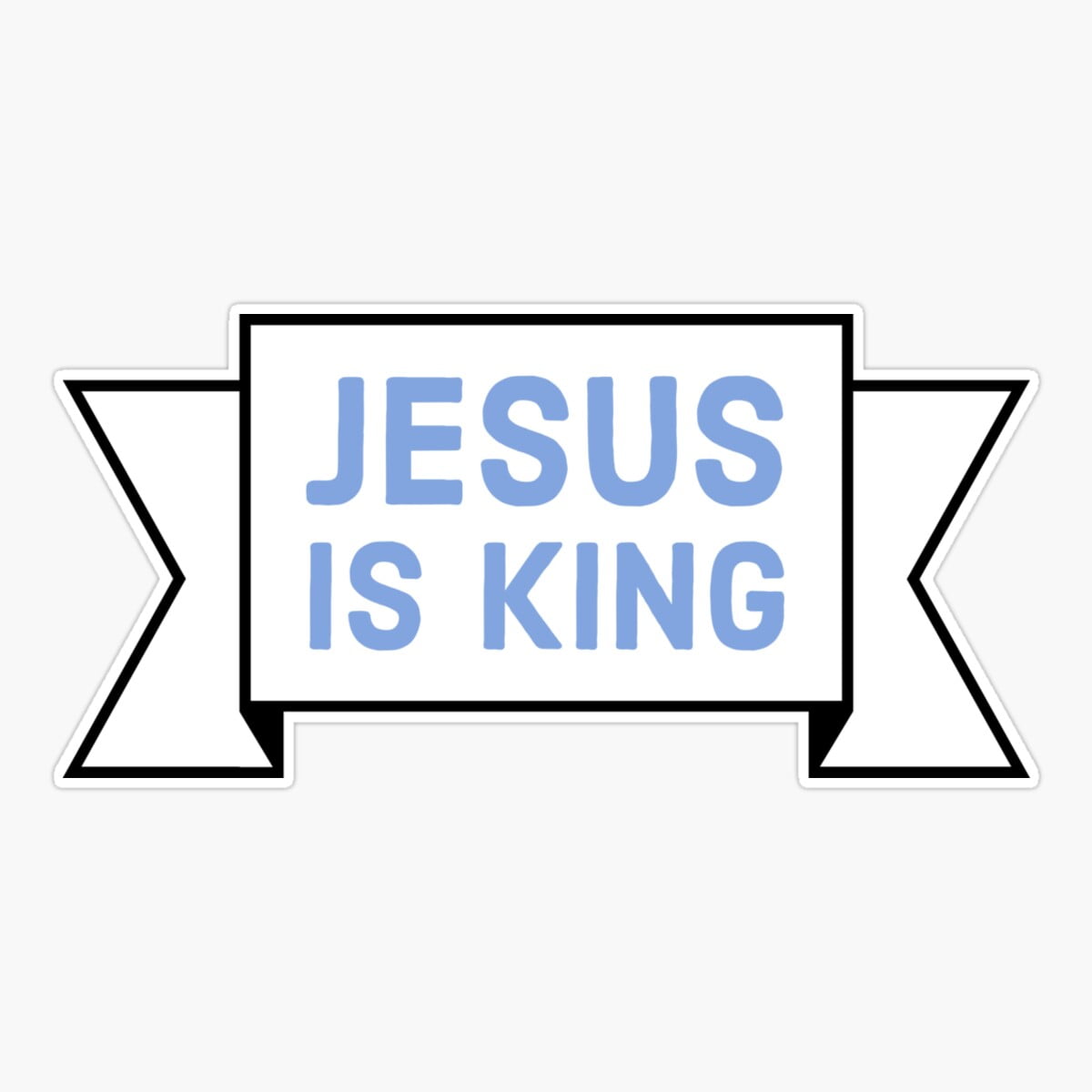 Stickly Jesus Is King Sticker, Phone Decal Water Bottle Stickers Car ...