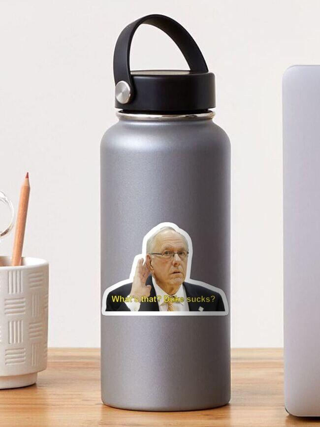 Stickly Jim Boeheim Sticker, Phone Decal Water Bottle Stickers Car ...