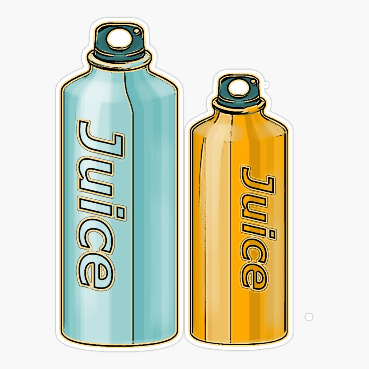 Stickly Juice Sprit Sticker, Phone Decal Water Bottle Stickers Car ...