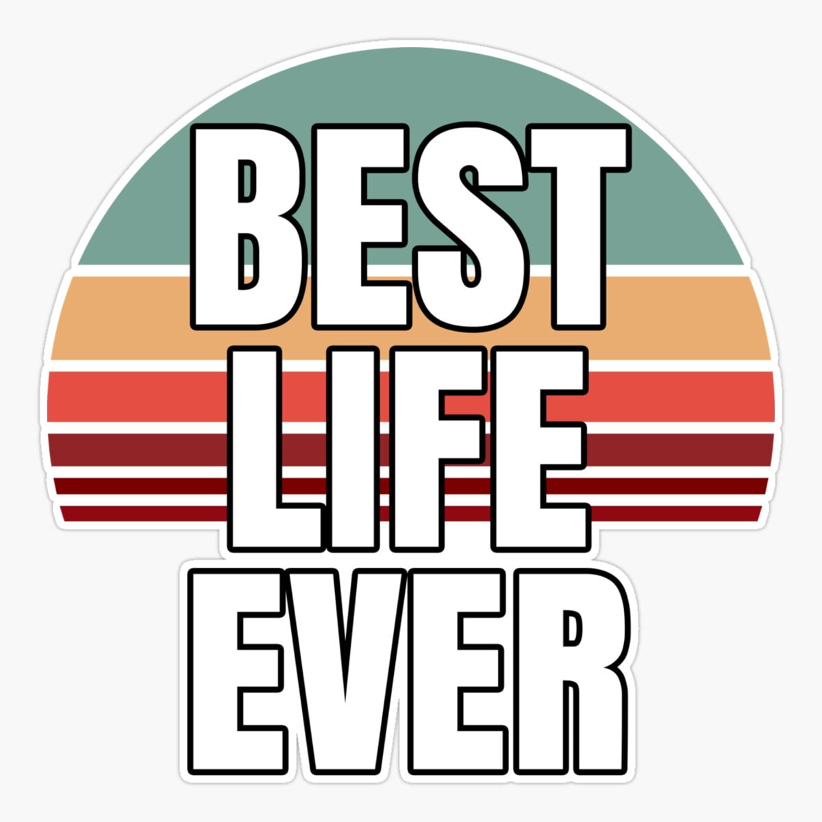Stickly Jw Gift Best Life Ever Sticker, Phone Decal Water Bottle ...
