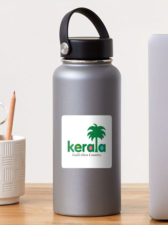 Stickly Kerala Gods Own Country Sticker Sticker, Phone Decal Water ...