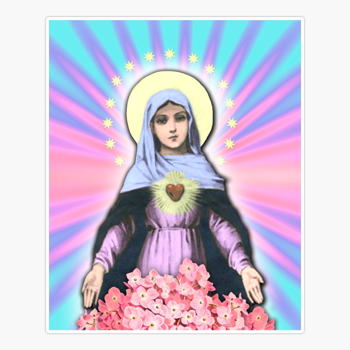 Stickly Lady Mary Sticker, Phone Decal Water Bottle Stickers Car Decals ...