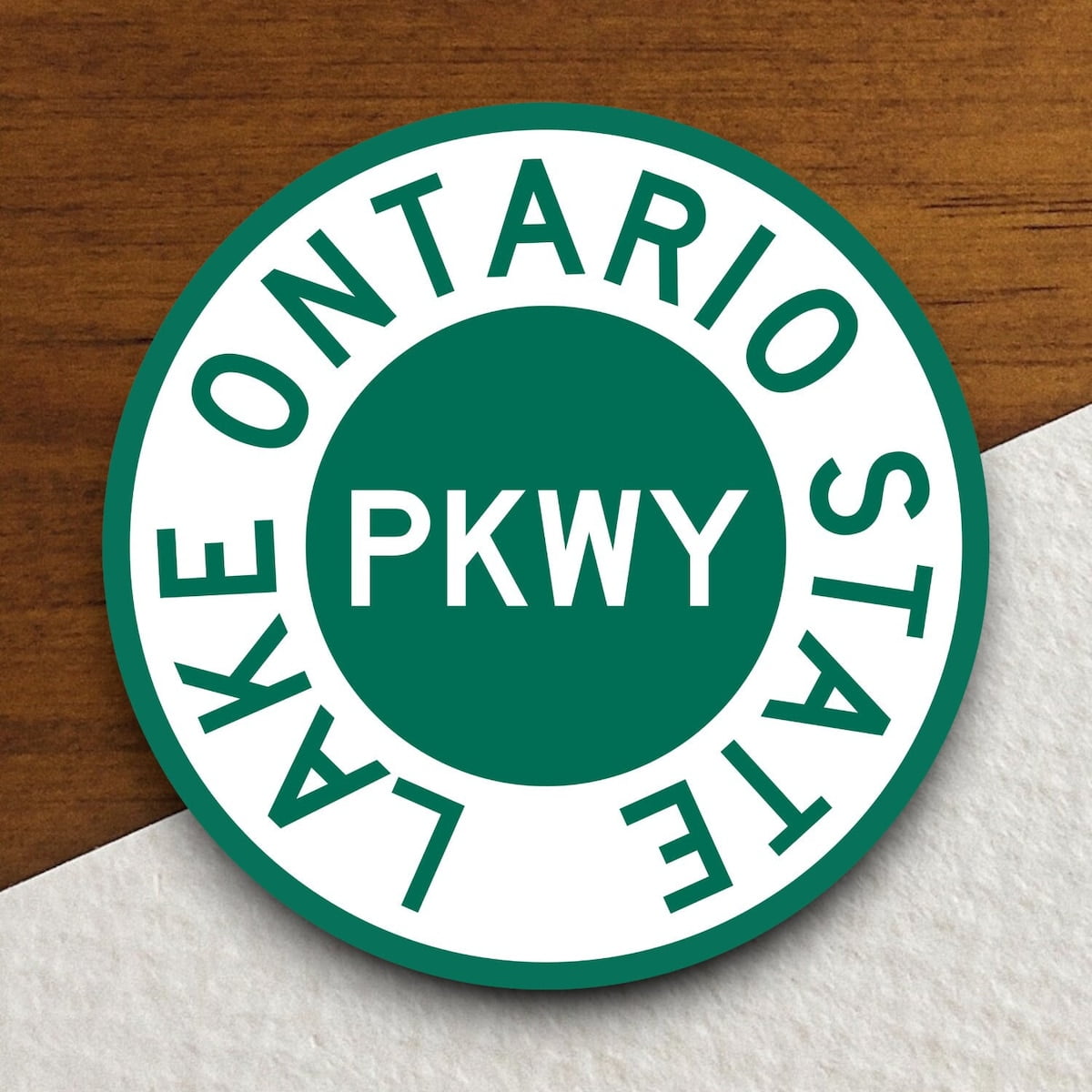 Stickly Lake Ontario State Parkway Road Sign Stickers Traffic Sticker ...