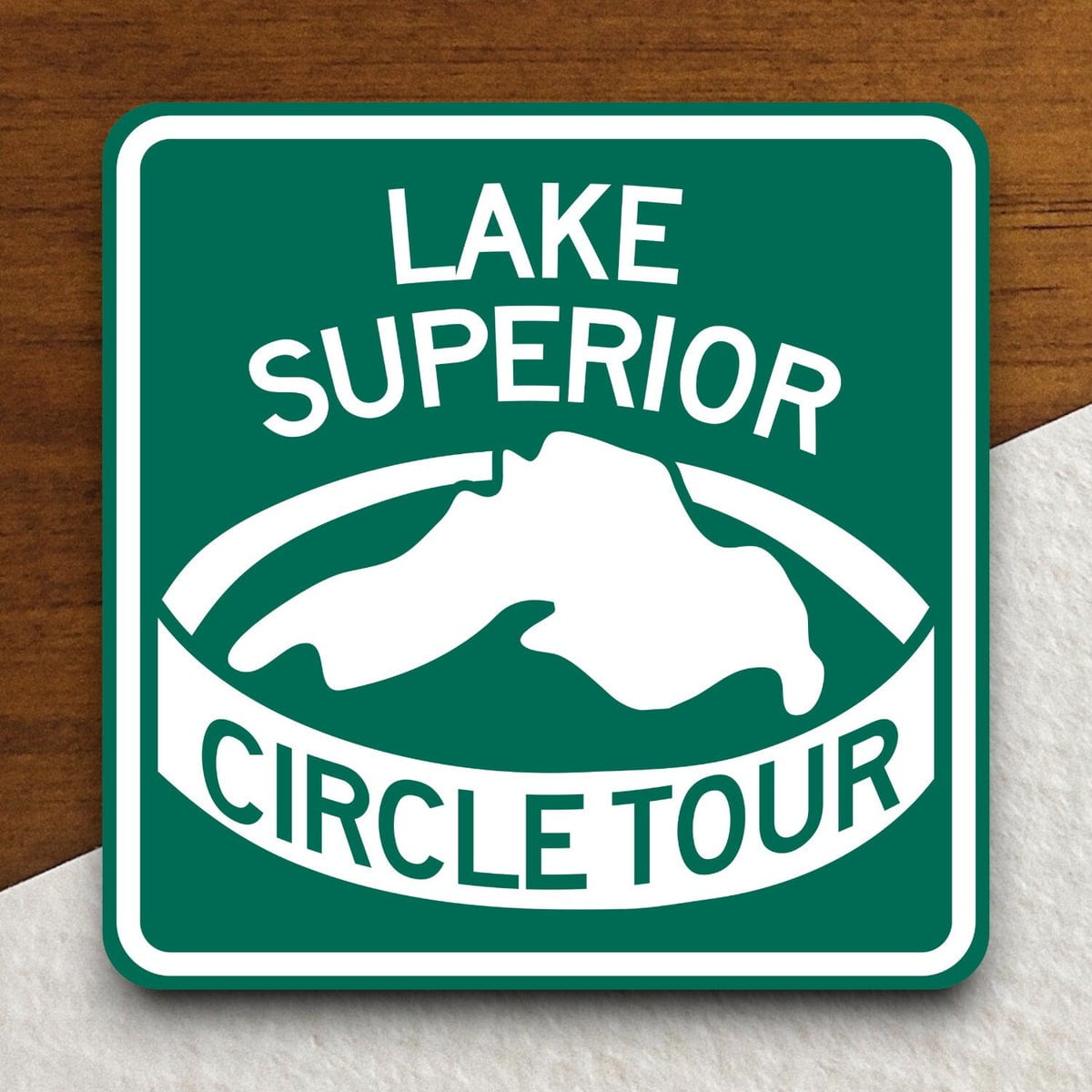 Stickly Lake Superior Circle Tour Road Sign Stickers Traffic Sticker ...