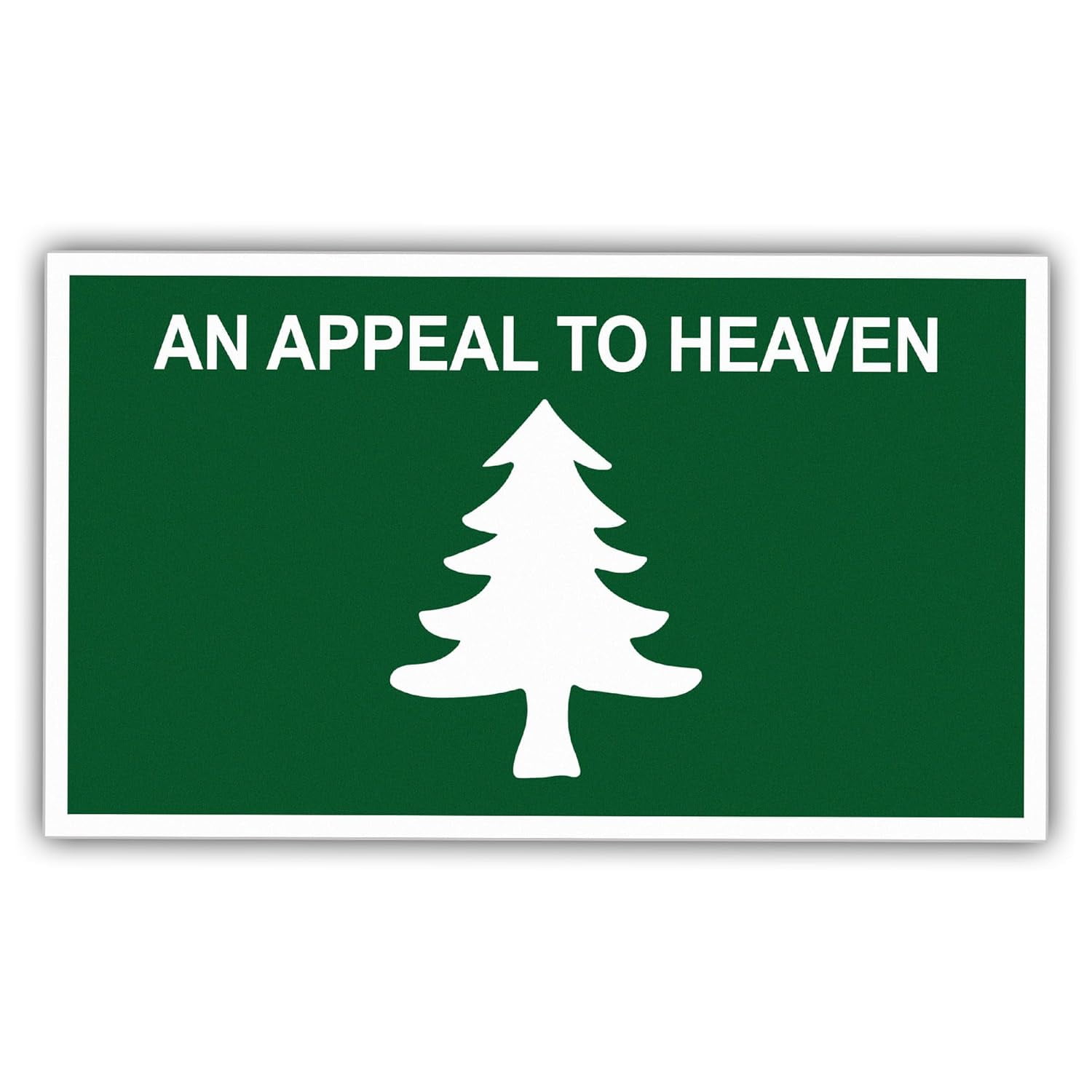 Stickly Liberty Tree Stickers an Appeal to Heaven Green Flag Sticker ...