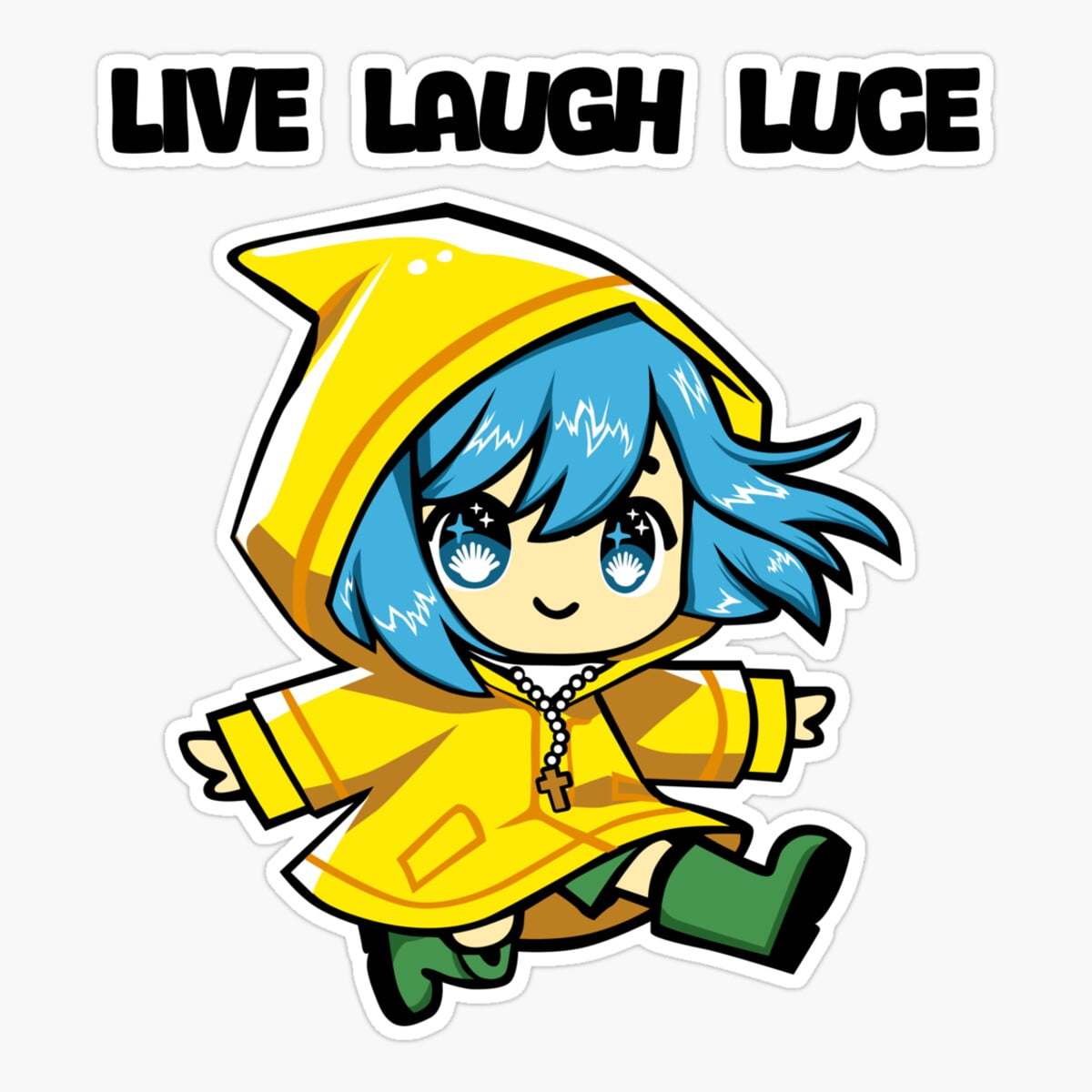 Stickly Live Laugh Luce Vatican Mascot For Jubilee 2025 Catholic Faith ...