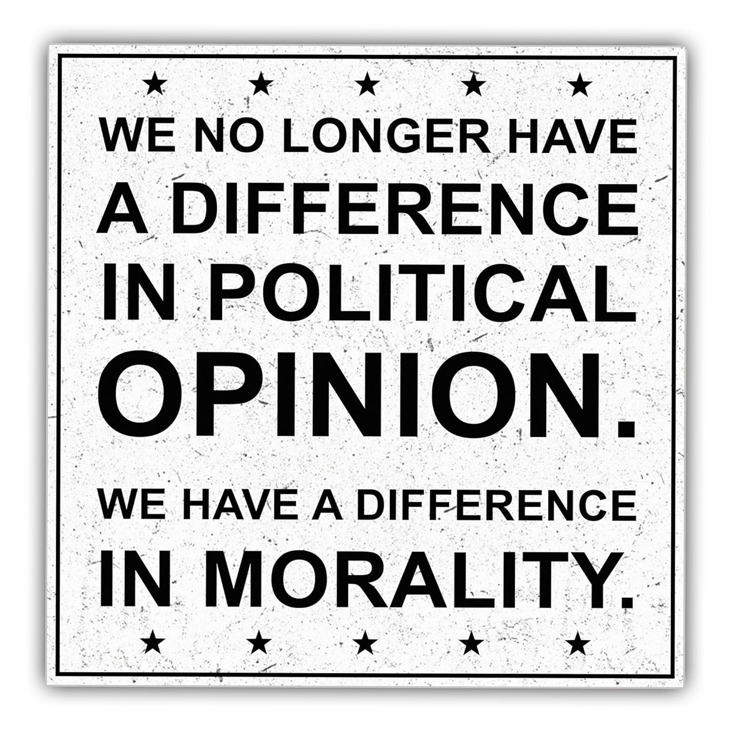 Stickly We No Longer Have A Difference in Political Opinion Sticker We ...