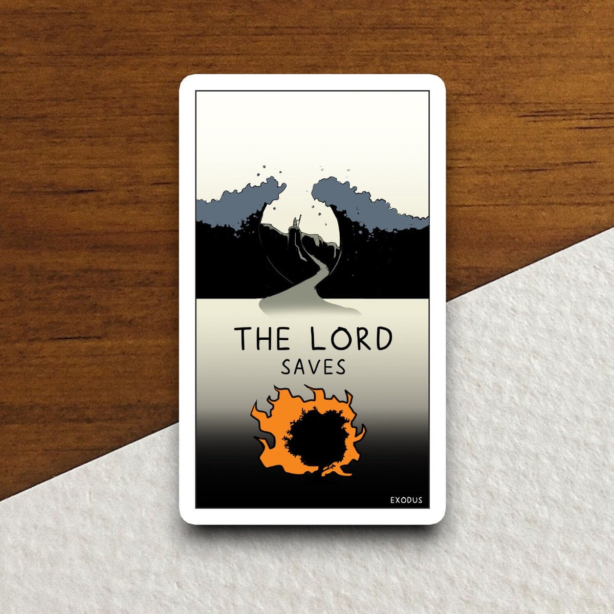 Stickly The Lord Saves Sticker, Religious Sticker, Faith Sticker ...
