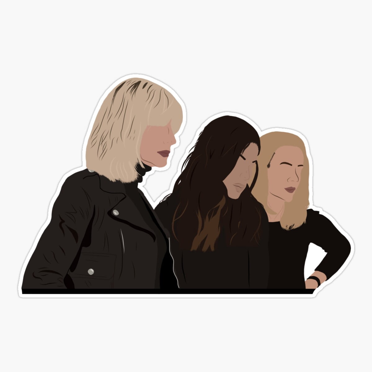 Stickly Lou X Debbie X Tammy Sticker, Phone Decal Water Bottle Stickers ...