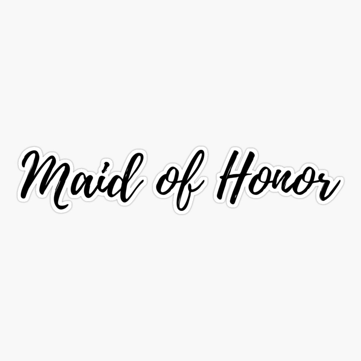 Stickly Maid Ohonor Sticker, Phone Decal Water Bottle Stickers Car ...