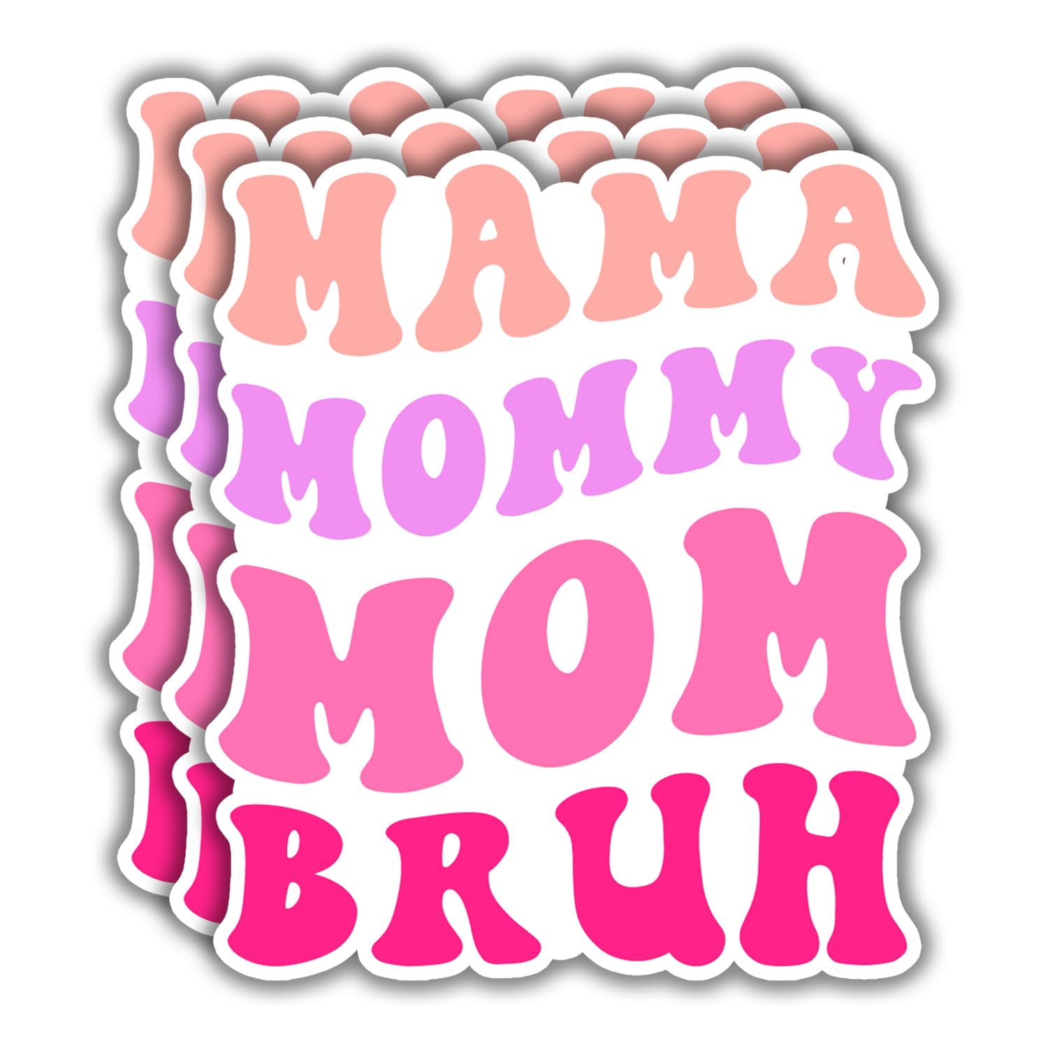 Stickly Mama Mommy Mom Bruh Sticker for Kindles Laptops Phone Tumbler ...