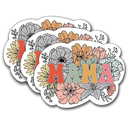 Stickly Mama Sticker, Decal Gifts Mom Decorate Books Laptop Phones ...