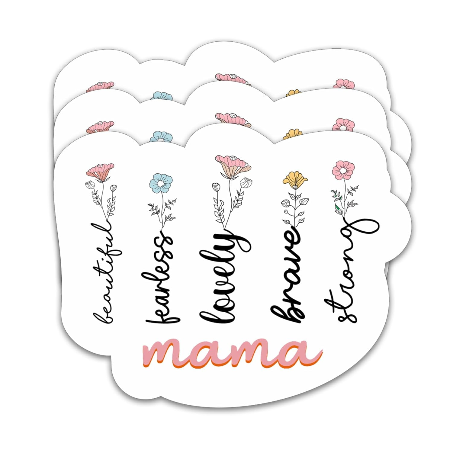 Stickly Mama Sticker, Mom Stickers Decals, Inspirational Words Stickers ...
