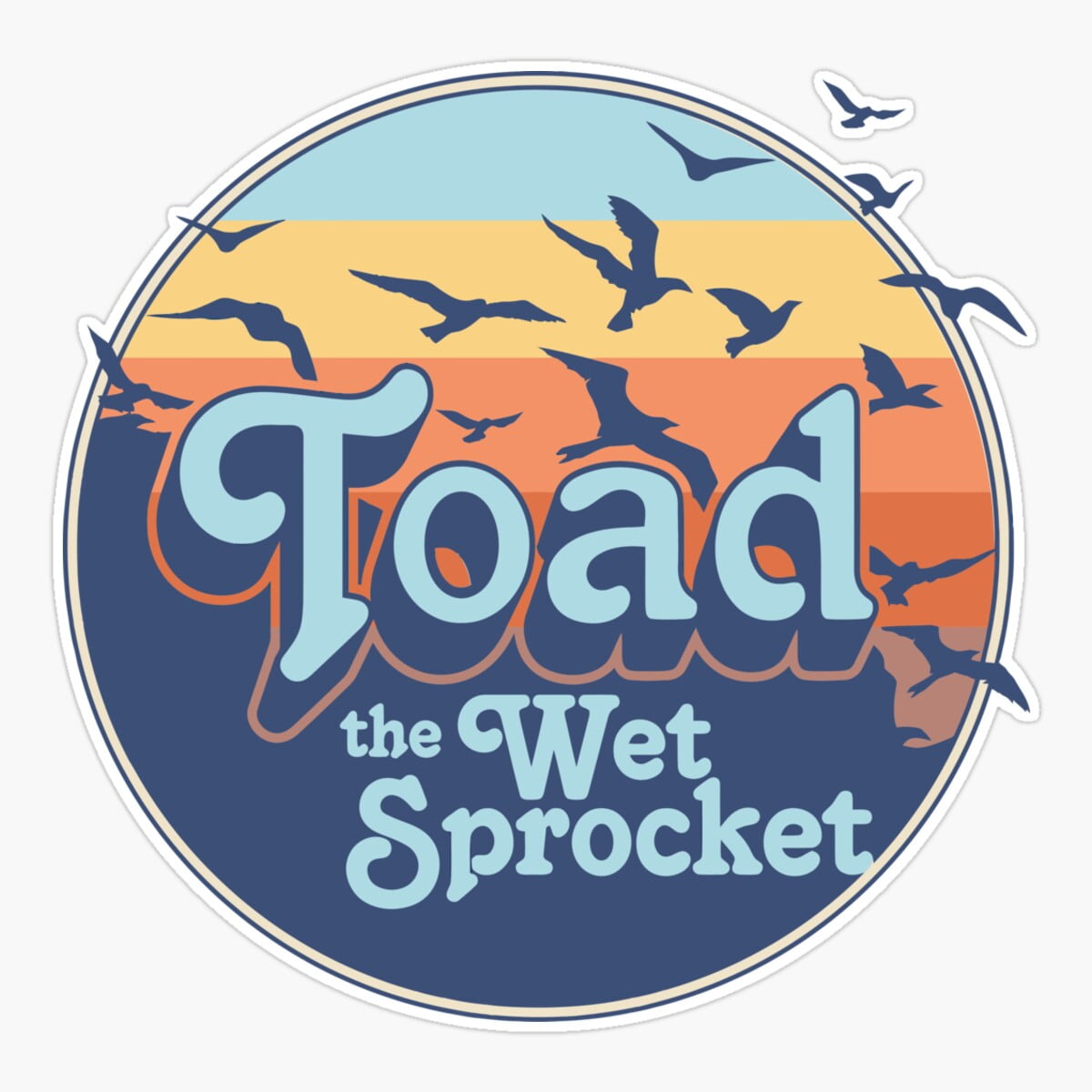 Stickly Medal Toad The Wet Sprocket Scene Sticker, Phone Decal Water ...