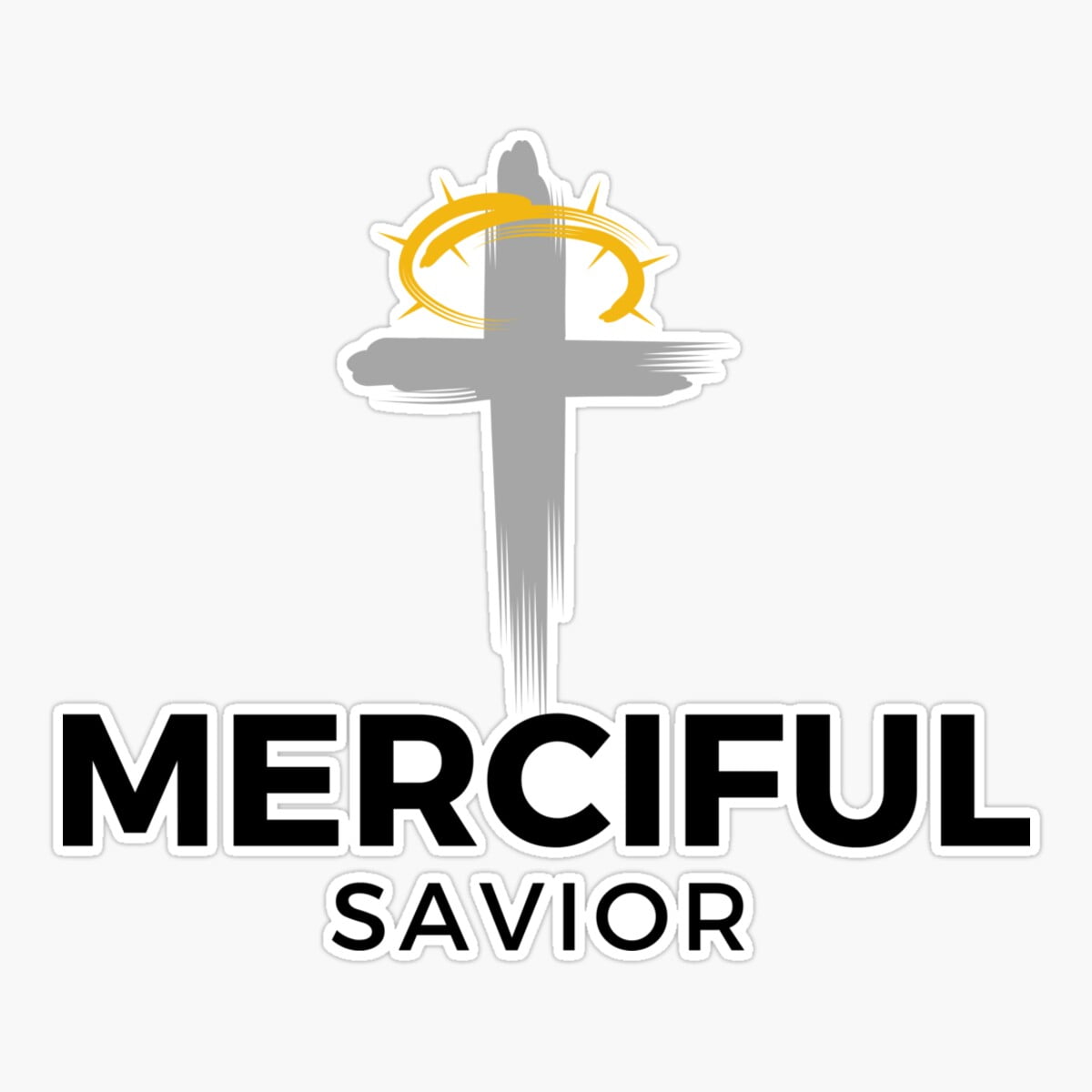Stickly Merciful Savior Sticker, Phone Decal Water Bottle Stickers Car ...