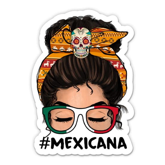 Stickly Mexicana Sticker Laptop Sticker Vinyl for Car, Phone, Water ...