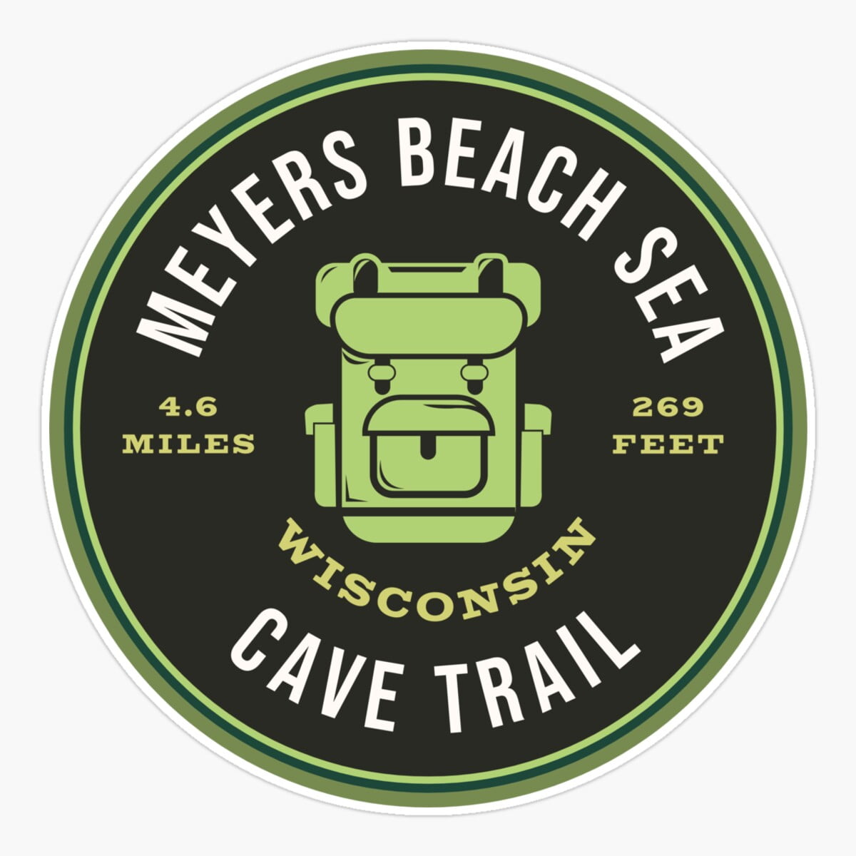 Stickly Meyers Beach Sea Cave Trail- Apostle Islands National Lakeshore ...