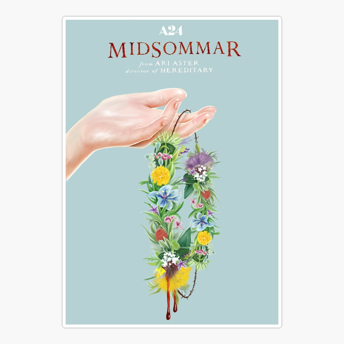 Stickly Midsommar Sticker, Phone Decal Water Bottle Stickers Car Decals ...